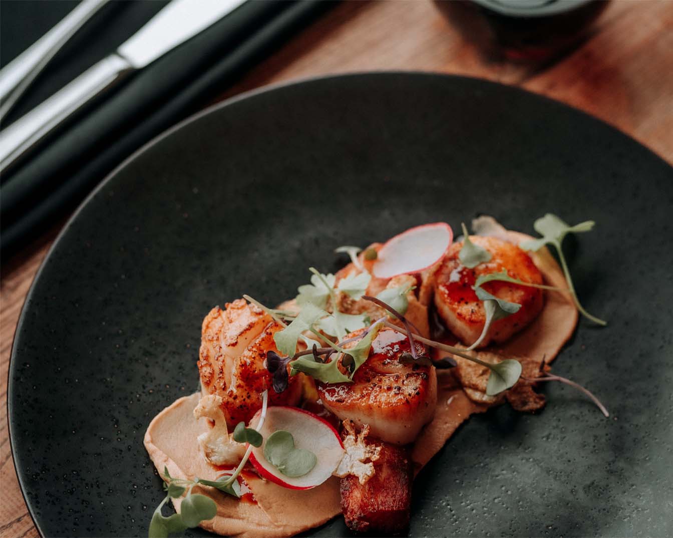 New chef and spring special menu - Infinity Sky Glamps